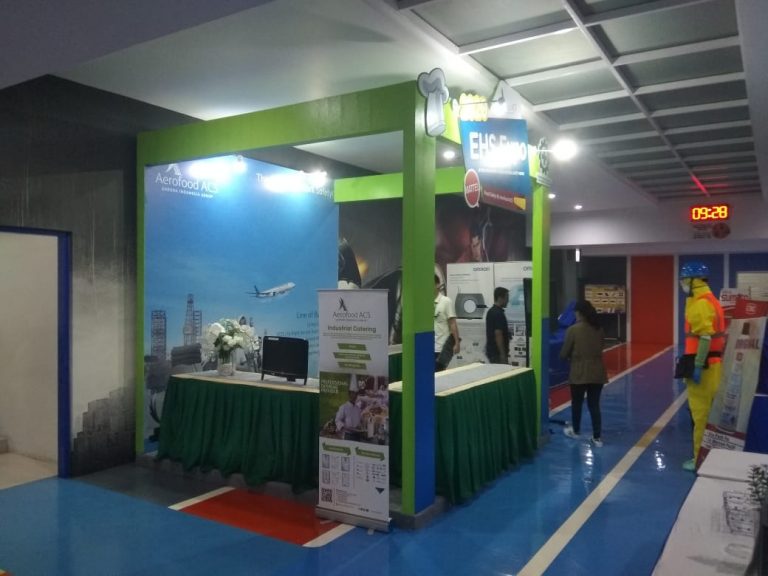 Pembuatan booth Pameran 3x3 Aerofood ACS (Garuda Indonesia Group)